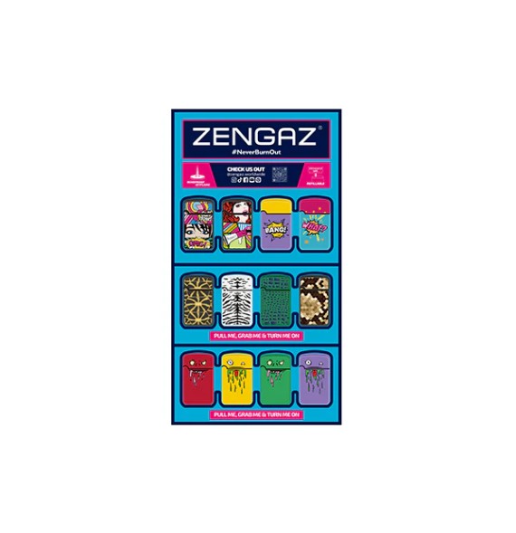 Zengaz Cube ZL-12 Royal Jet (EU-S5) - Jet Flame Lighters Bundle + 48 ...