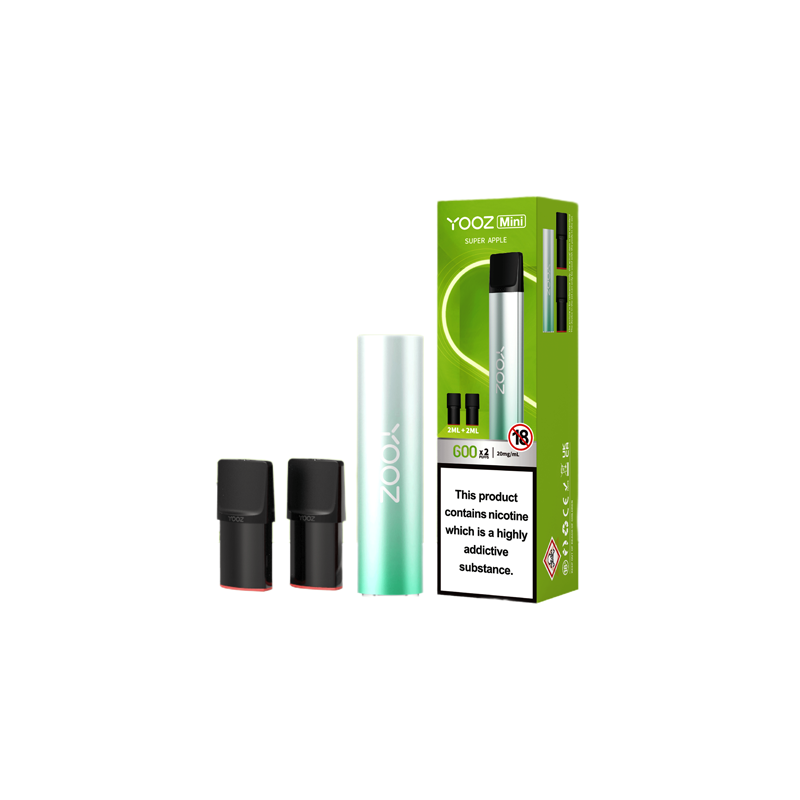 Buy 20mg Yooz Mini Rechargeable Device & Vape Pods x2 600 Puffs (BUY 5 ...