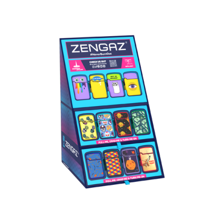 Buy Zengaz Cube ZL-12 Royal Jet (EU-S3) - Jet Flame Lighters Bundle ...